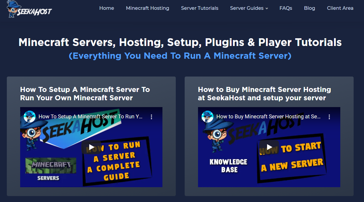 SeekaHost Minecraft Server Hosting Review 2021: Everything You Must Know! - Jdog's Official Site