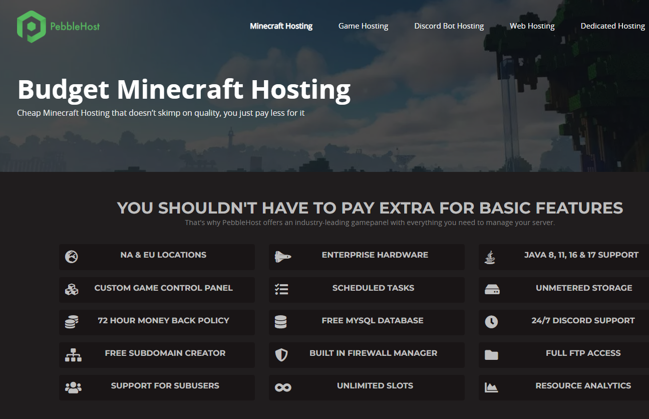 10 Best Minecraft Server Hosting Providers With Discount Codes - Jdog's ...