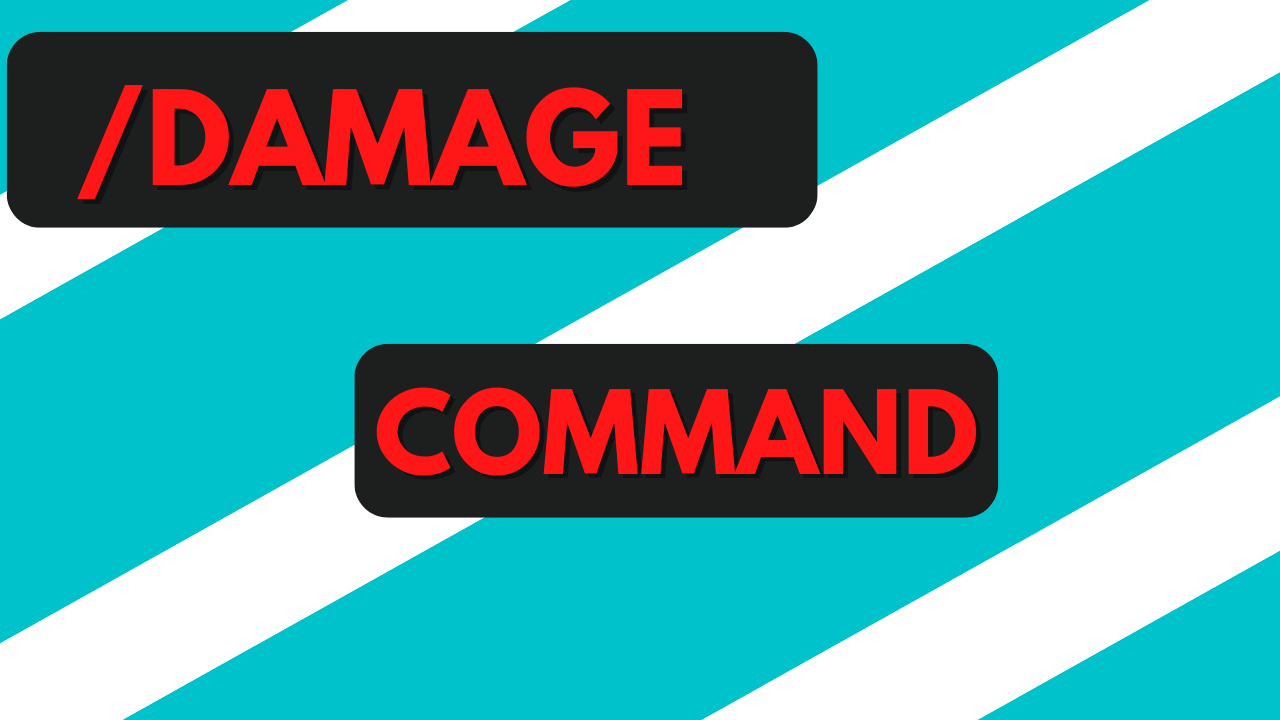 How To Use The /damage Command In Minecraft - Jdog's Official Site