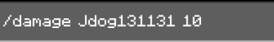 How To Use The /damage Command In Minecraft - Jdog's Official Site